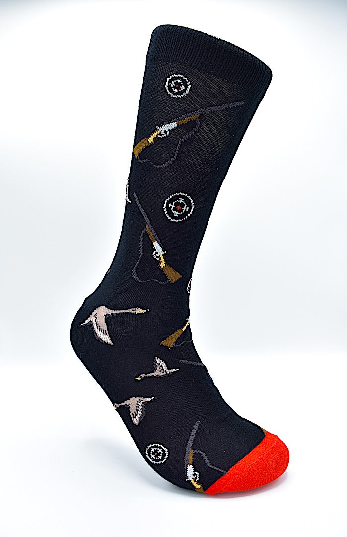 Socks Duck Hunt Black – The Tie Shop